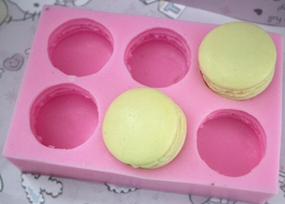 6-Cavity Macaron Soap Mold Silicone Mold Soap Mould Crafts