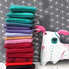 Handmade textile gifts for women & girls by materialised on Etsy