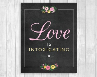 Love is intoxicating | Etsy
