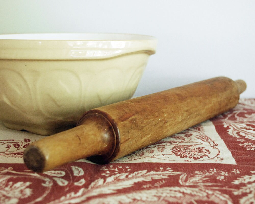 Handmade Rolling Pin Farmhouse Kitchen Decor Hand Carved