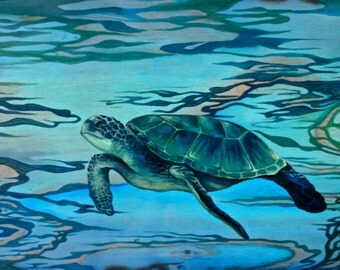 Honu painting | Etsy