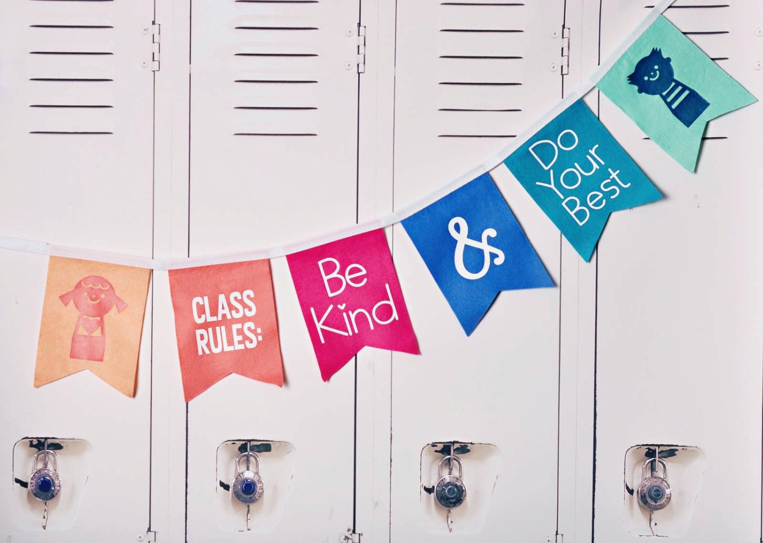 Classroom Rules Banner Teacher Gift Class Decor