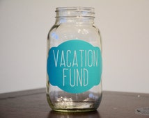Popular items for fund jar on Etsy