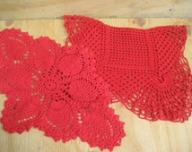 Popular items for red table cloth on Etsy