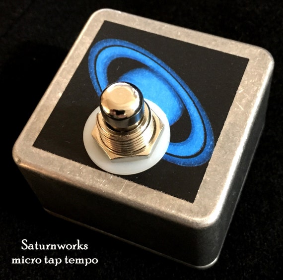 Saturnworks Micro Soft Touch Tap Tempo Pedal for Boss & More