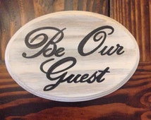 Unique guest bathroom sign related items | Etsy