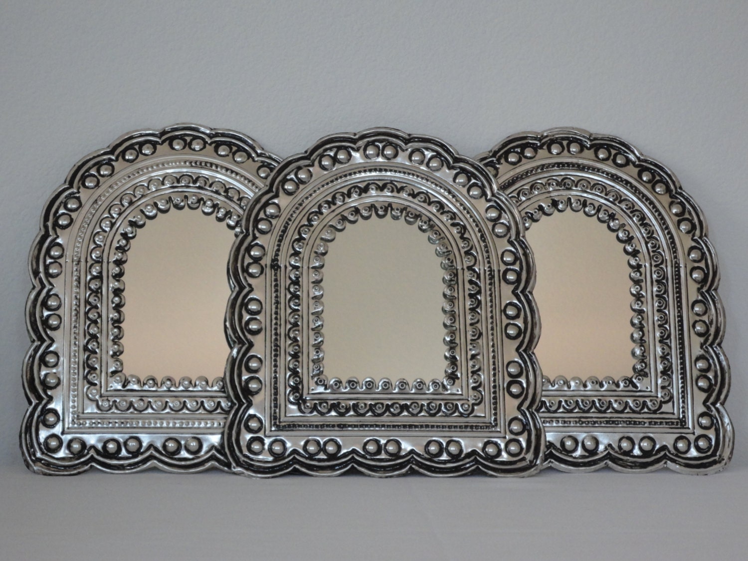 Mirror Arch Mirror / Metal Sheet Tin Mirror / Wall by CasaMarias