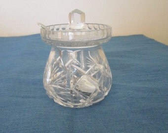 Crystal jam jar | Etsy