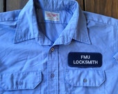 Work Shirt Name Patches Mostly by HeydayRetroMart on Etsy