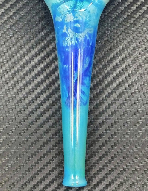 Blue Glass Pipe Zombie Theme by LaserGlass on Etsy