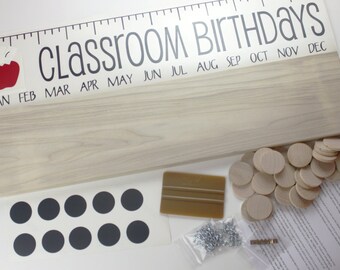 Rustic Family Birthday Board Custom Wood Sign Family