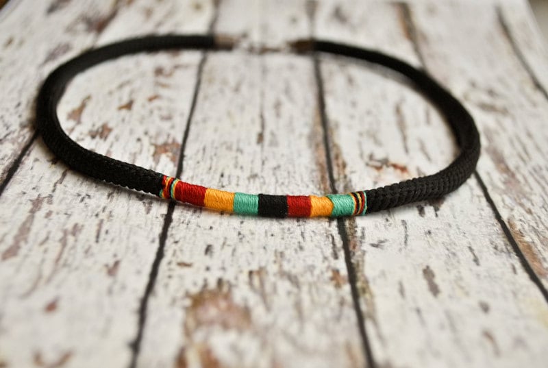 Rasta Costa Rica necklace Costa rican jewelry by CristinaHandmade