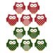 Premium Owl Clipart Vectors & Digital Papers in Christmas