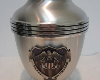 Navy cremation urn | Etsy