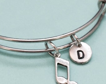 Music charm bracelet | Etsy