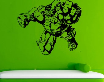 Superhero wall decal | Etsy