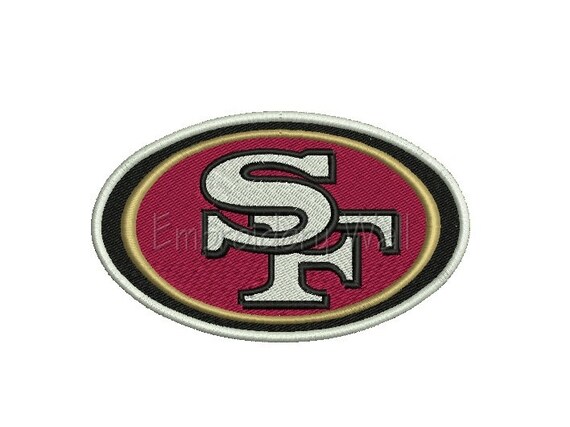 Embroidery design San Francisco 49ers by EmbroideryWall on Etsy