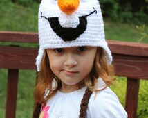 Unique crochet olaf related items | Etsy