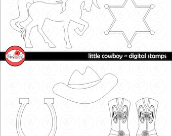 Country Western Horses & Boots: Digital Scrapbook by poppydreamz