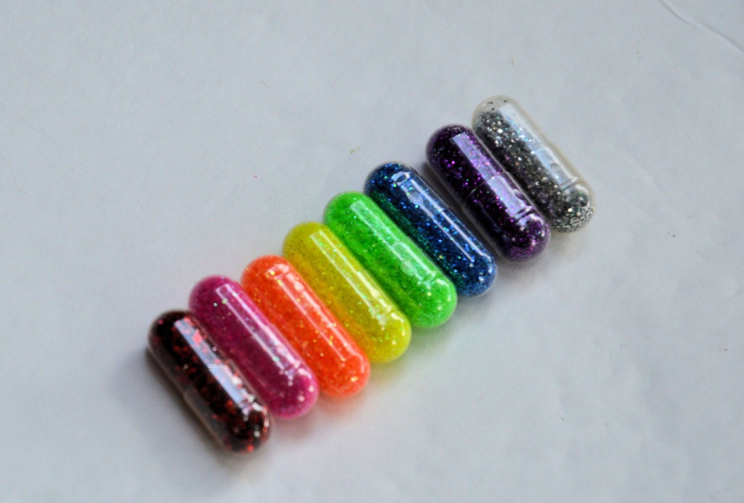 Rainbow Glitter Pills