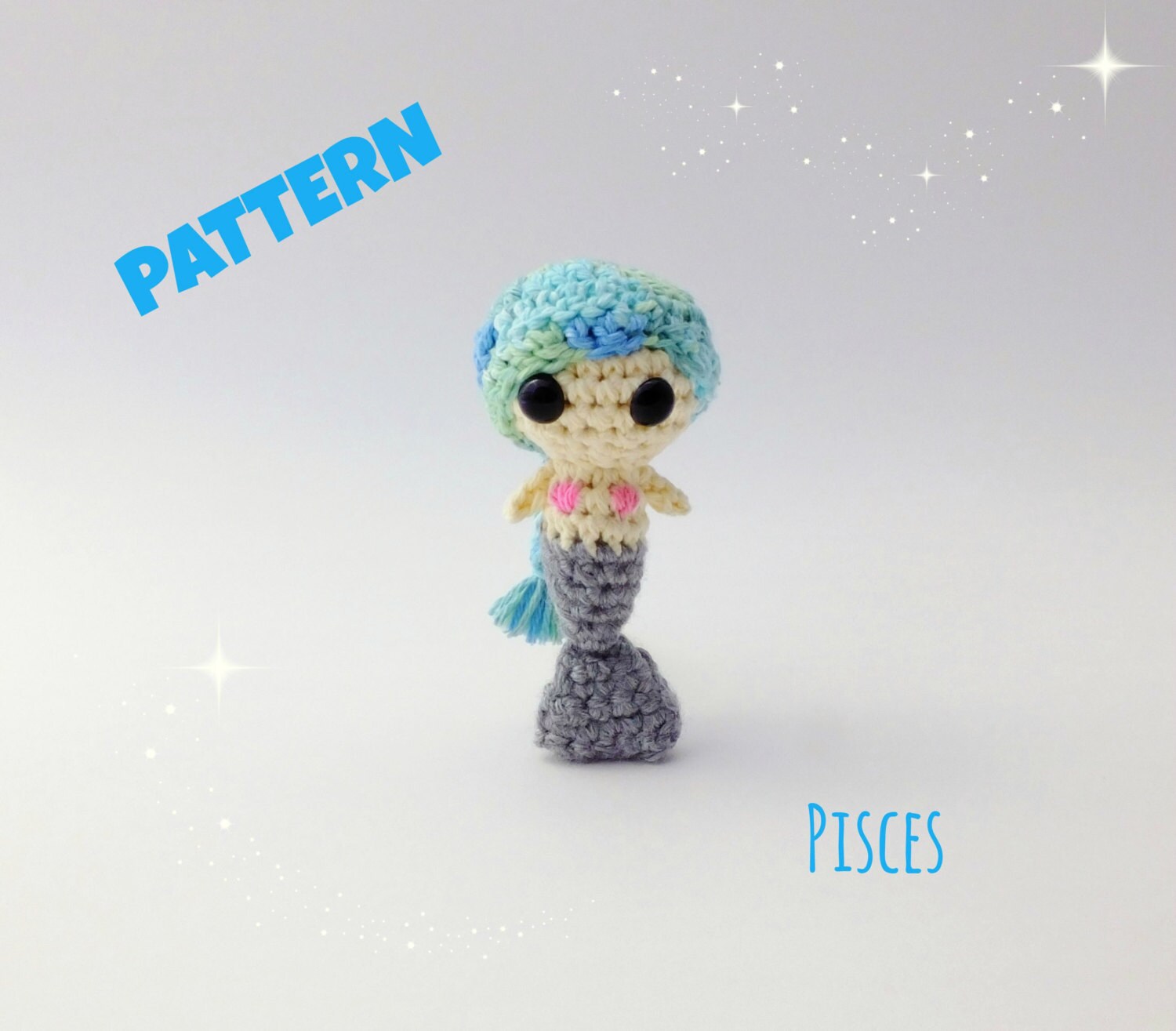 Crochet Amigurumi Pisces Zodiac Doll Pattern
