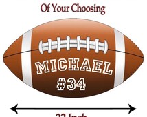 Unique football wall decal related items | Etsy