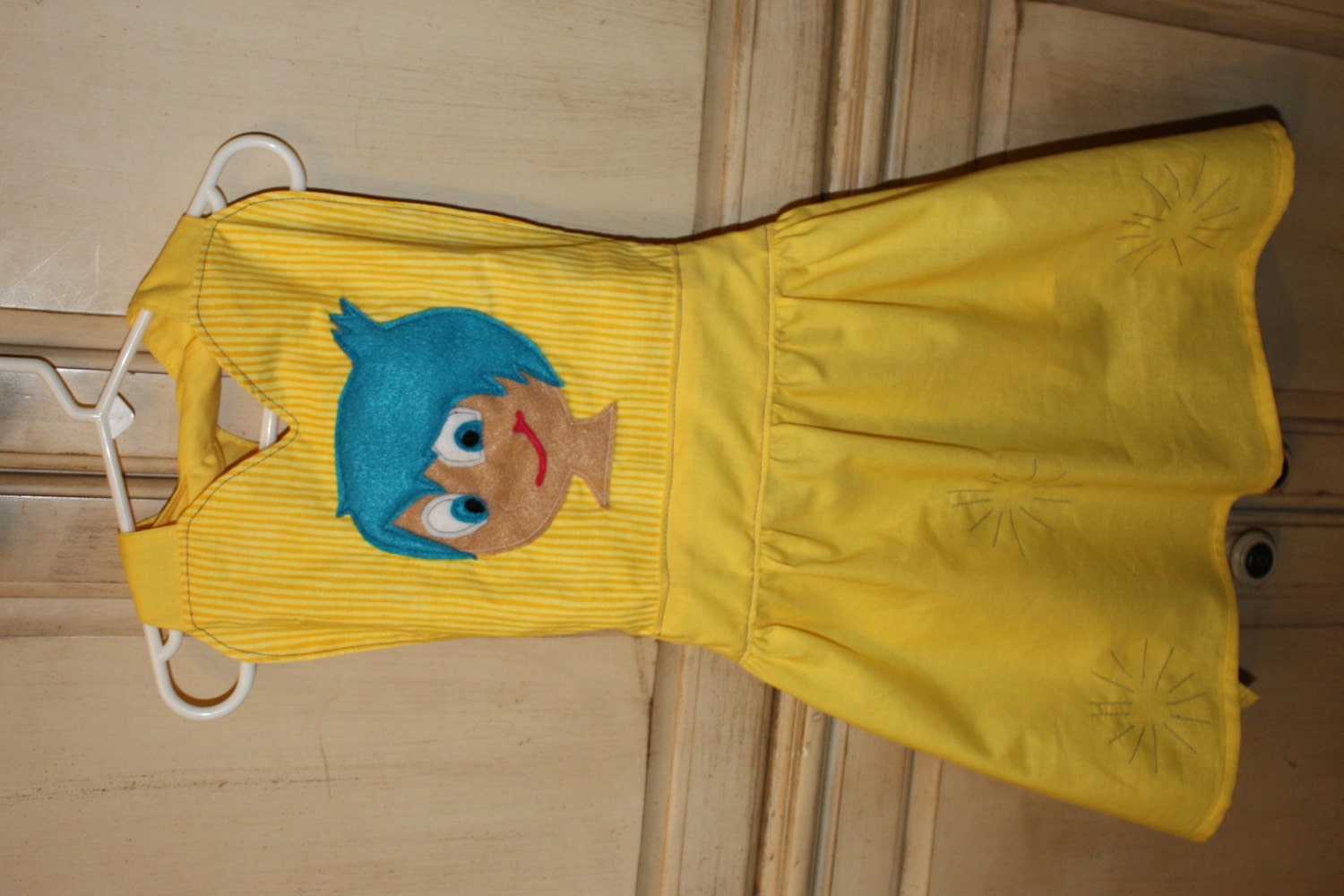 Inside Out Pixar Inspired Joy Dress Up Apron