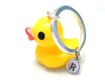 Unique rubber duck keychain related items | Etsy