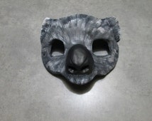Koala, Bear Animal spirit mask, wearable sculpture, one of a kind, hand ...