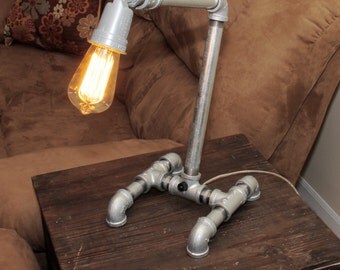Steel pipe light | Etsy