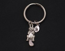 Unique beaver keychain related items | Etsy