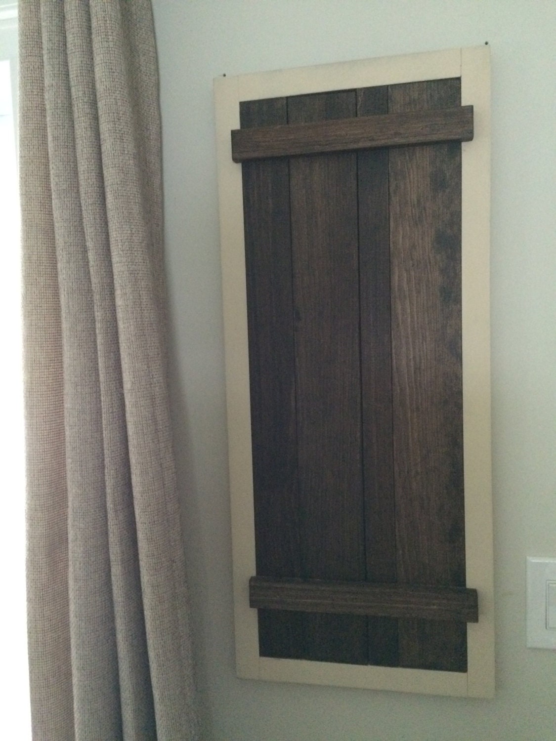 Rustic Farmhouse Shutters. Barn Door Shutters