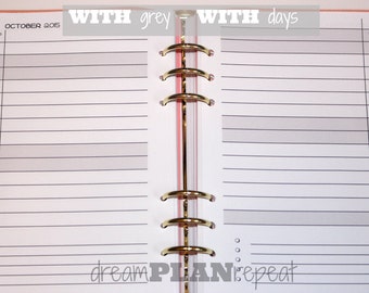 Kate Spade Filofax & Kikki K Planner Inserts by DreamPlanRepeat