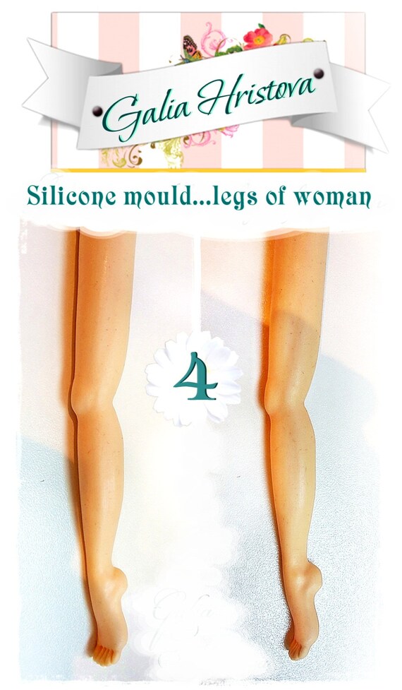 Silicone mould ... LEGS OF WOMAN by MouldsGalia on Etsy