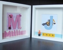 Unique initial frame related items | Etsy