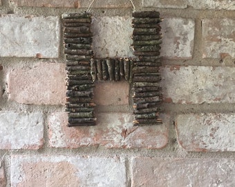 Tree branch letters | Etsy