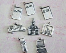 Popular items for book charms on Etsy