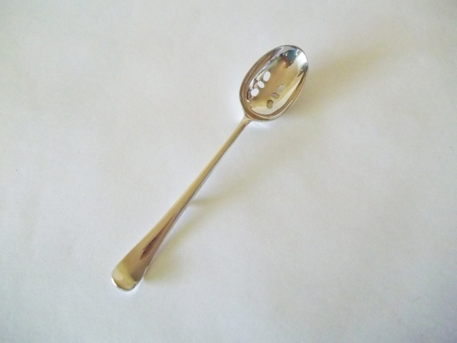 Gerity Silver Plate Slotted Spoon, Georgian Pattern, Toledo, OH ...