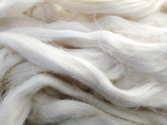100% wild organic linen/flax fiber. White color flax fiber.