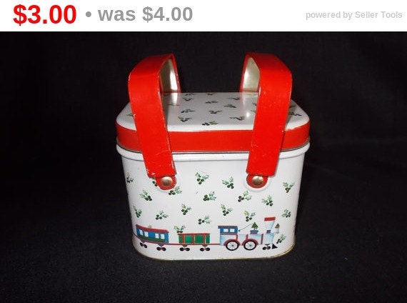 Vintage Tin Box Co. Christmas Train Can – Haute Juice