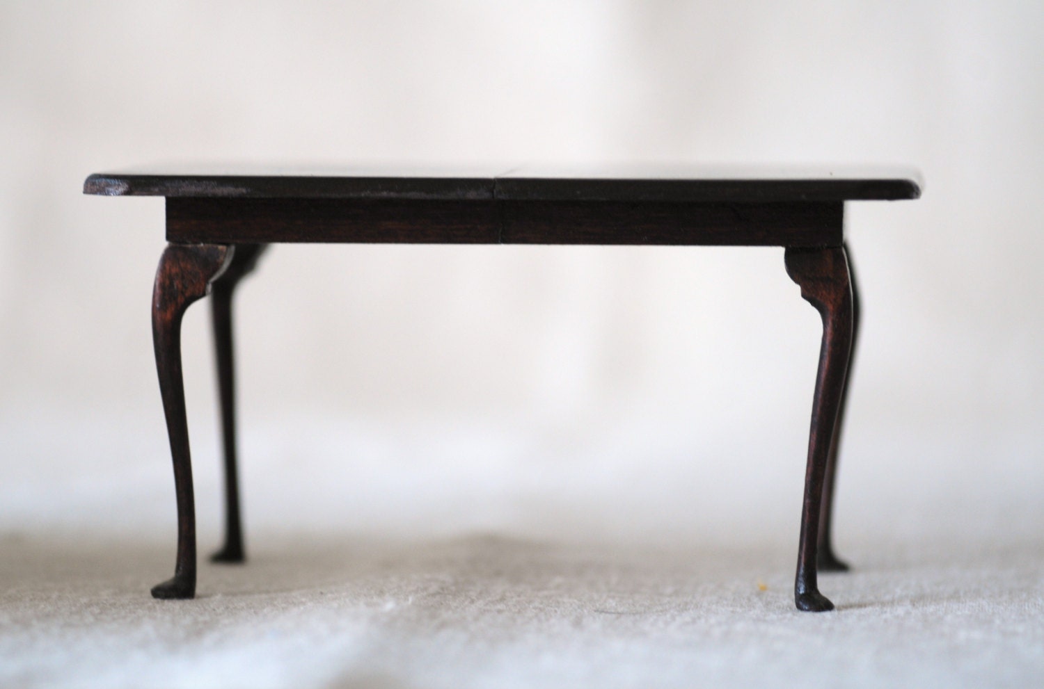 amazing miniature dining table with leaf made by a real furniture ...