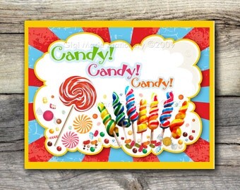 Candy store sign | Etsy