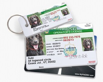 Dog license tag | Etsy