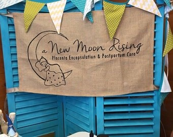 Custom craft show business banner business banner burlap