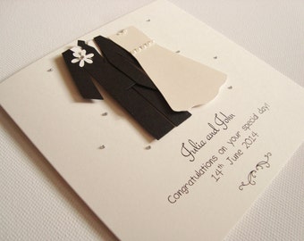 Crocheted Wedding Dolls Handmade Bride and Groom