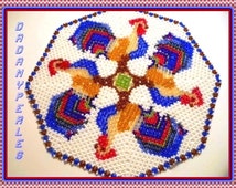 Unique beaded doily pattern related items | Etsy