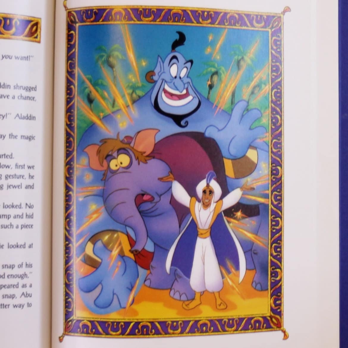 Disney's Aladdin Book Illustrated by Kenny Thompkins and