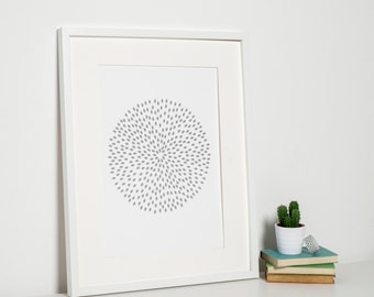 Circular wall art | Etsy