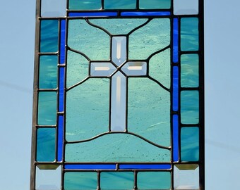 Unique stained glass cross related items | Etsy