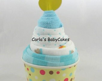 Washcloth Ice Cream Cone Baby Ice Cream cone by MsCarlasBabyCakes